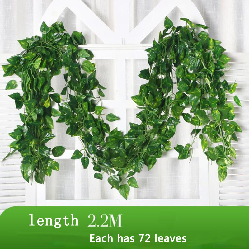 12 pcs Artificial Trailing Garland Ivy Vine Leaf F... – Vicedeal