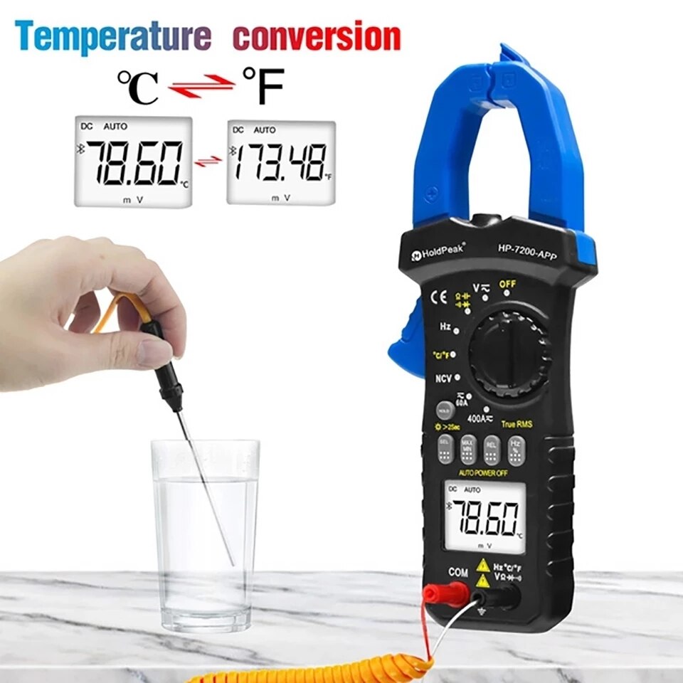 Wireless Bluetooth Clamp Meter HP-7200APP 6000 Cou... – Vicedeal