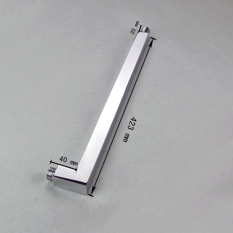 Monite Wall Mount Brass Shower Arm Chrome Polished... – Vicedeal