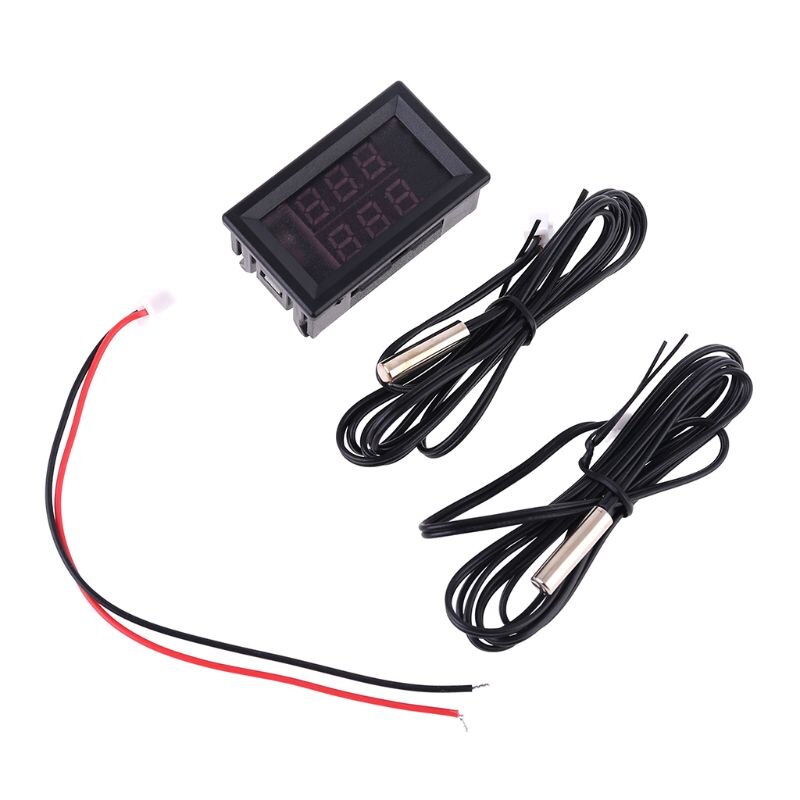 Dual Display Digital Thermometer Red+Blue Temperat... – Grandado