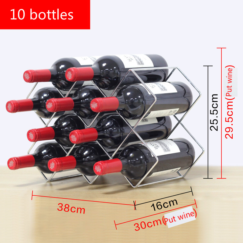 Iron European Household Red Wine Rack Wine Display... – Vicedeal