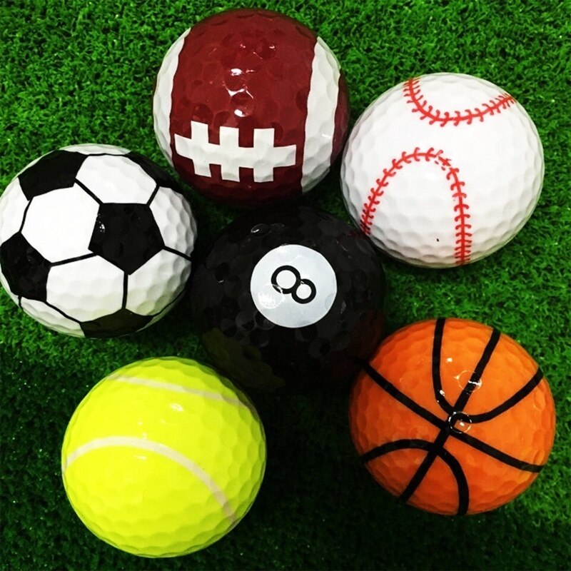 Colorful 1PCs Novelty Sports Golf Balls Golf Game ... – Grandado