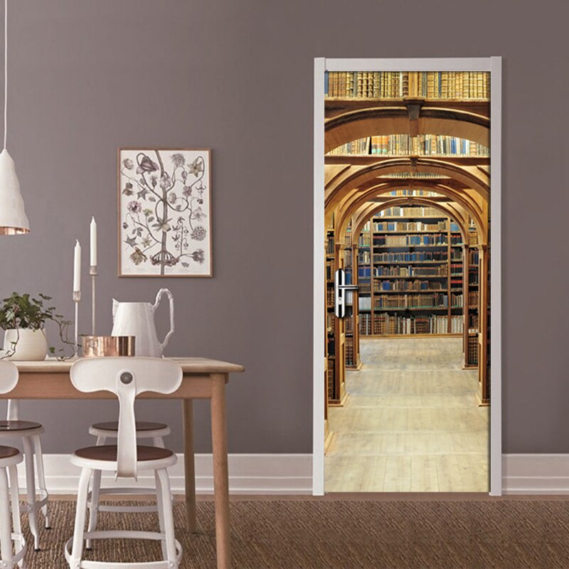 PVC Self Adhesive Waterproof Door Sticker Living R... – Vicedeal