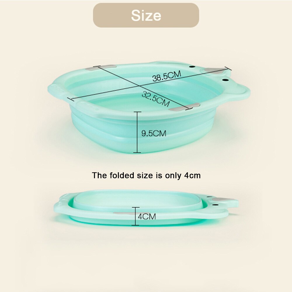 Collapsible Children's Small Bath Tub Washbasin Ba... – Grandado