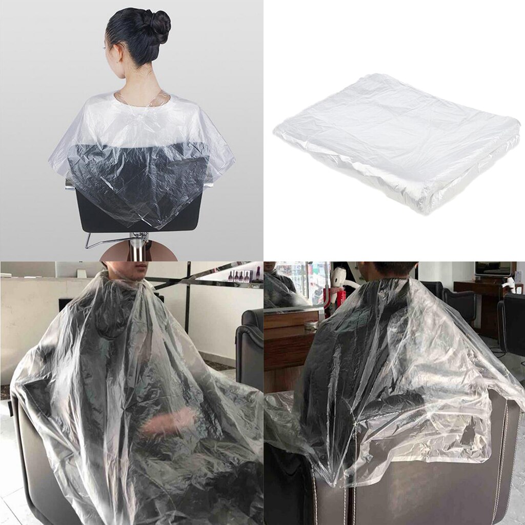 100x Disposable Neck Shawl Waterproof Hair Salon H... – Grandado