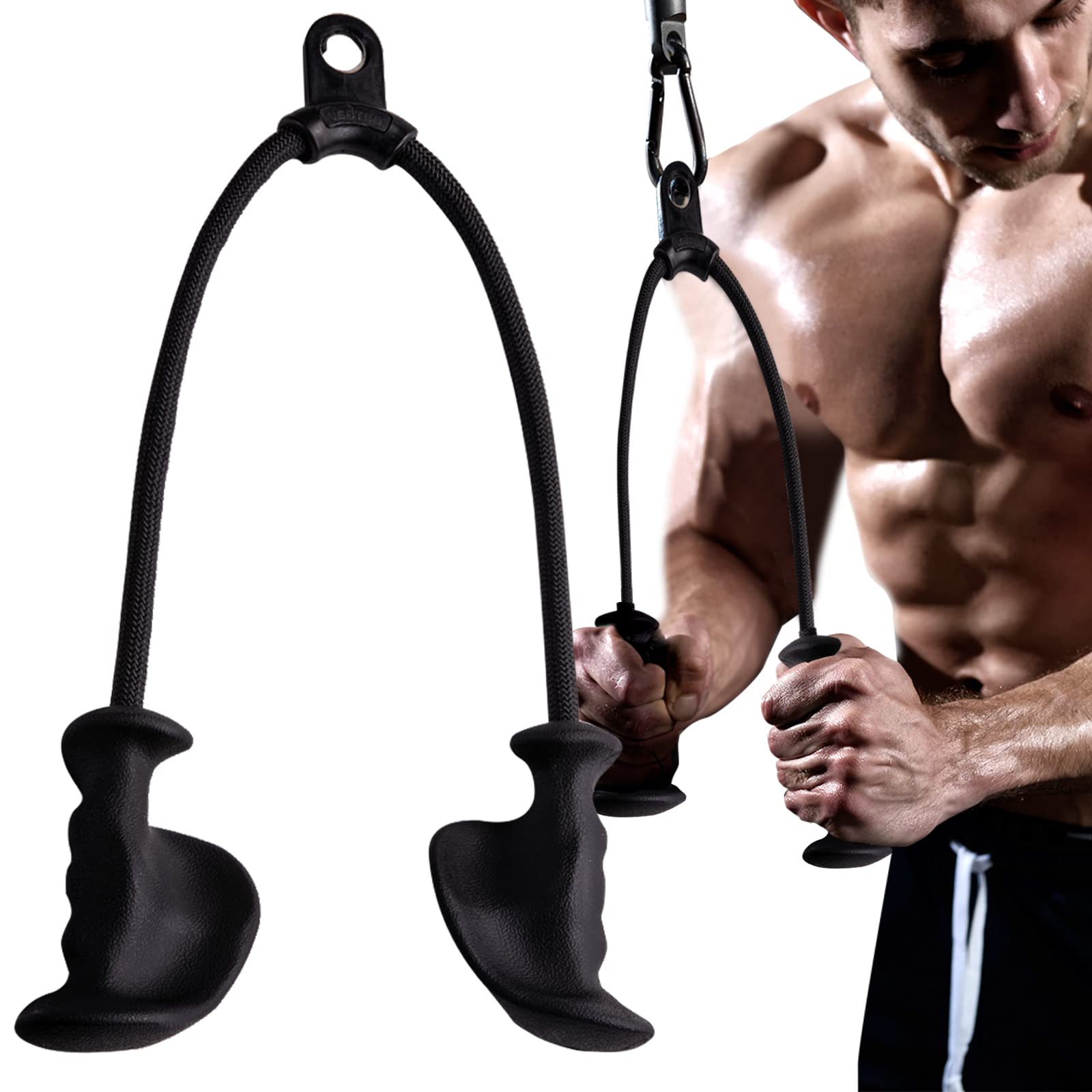 Ergonomische Triceps Touw Te Grip Antislip Zware P... – Grandado