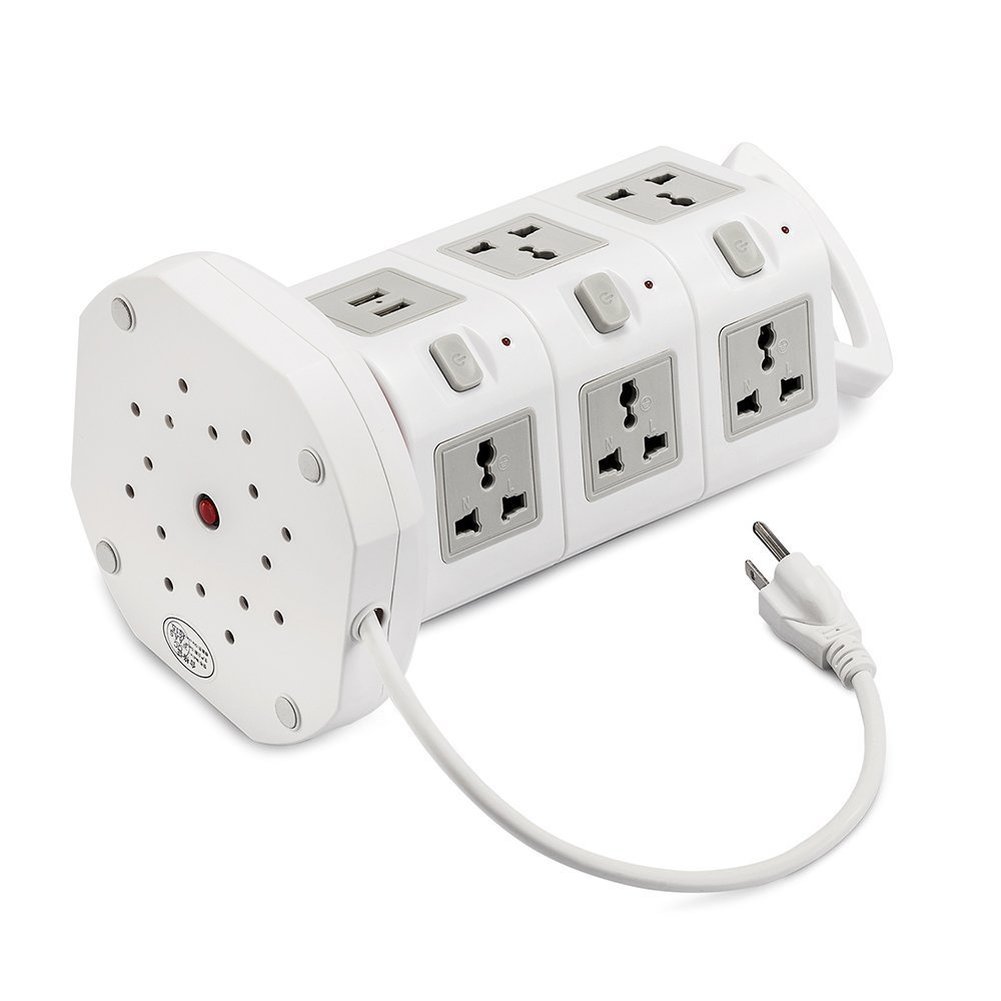 Toren Power Strip Verticale Multi Socket 7/11/15/1... – Vicedeal