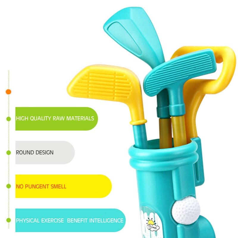 1 Set Mini Plastic Golf Toy Child Golf Sports Game... – Grandado