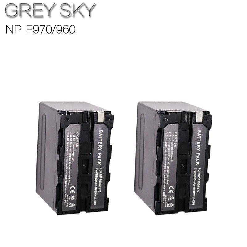 6600mAh NP-F970 NP-F960 Replacement Camera Battery... – Vicedeal