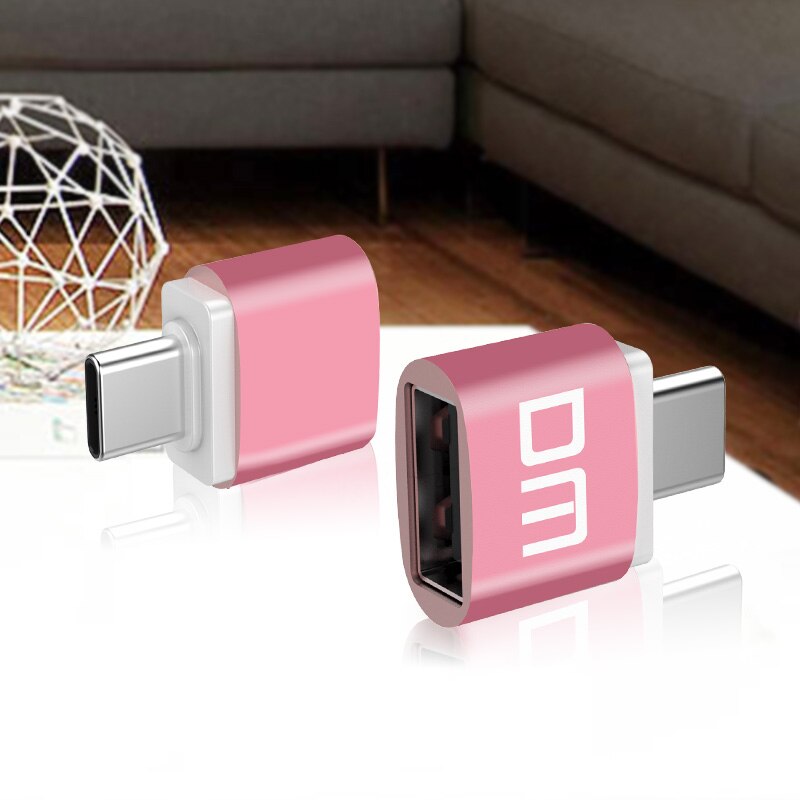 Dm Type C Roze Type-C Adapter Usb Converter Adapte... – Vicedeal