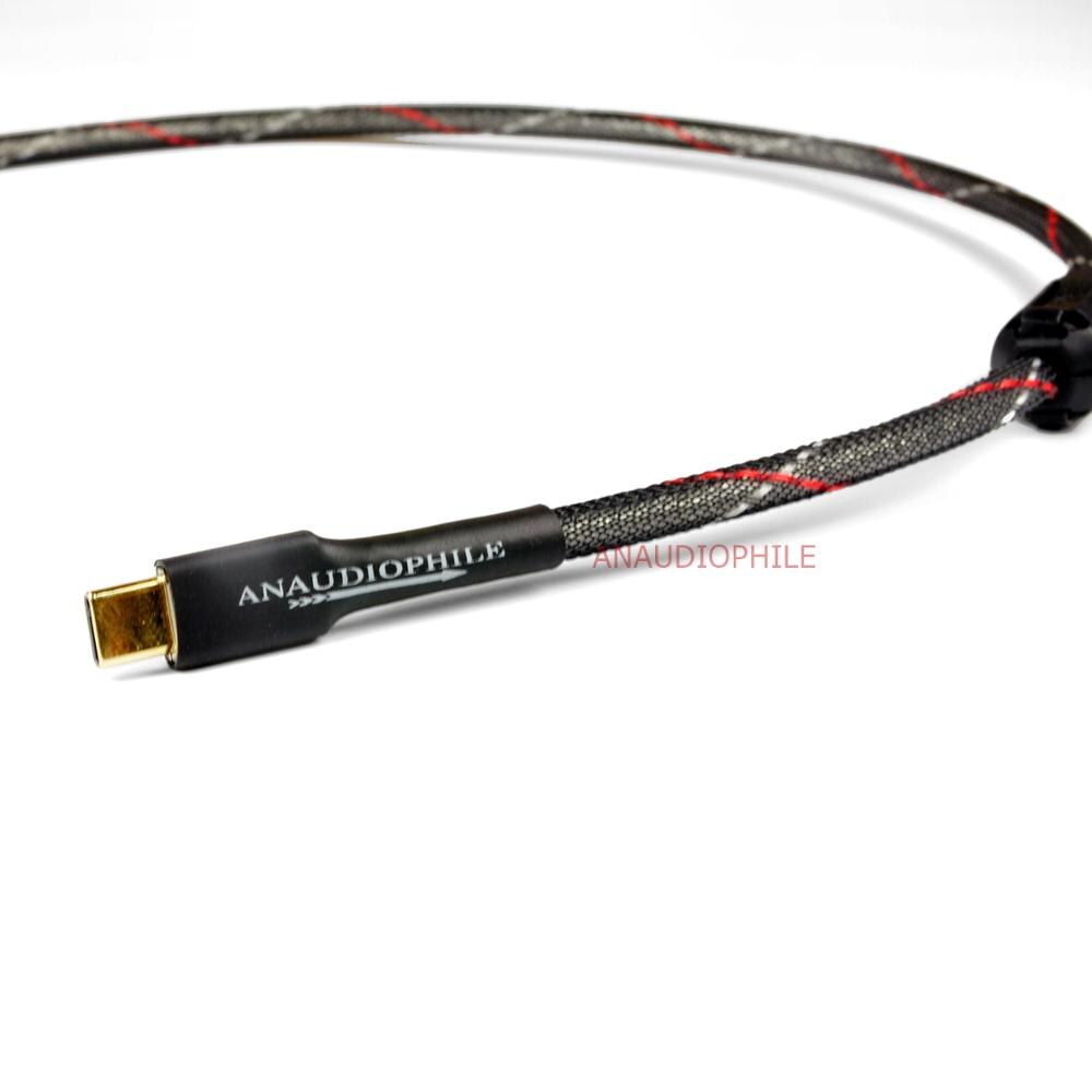 Cabo usb c para b banhado a prata hifi, cabo de da... – Vicedeal