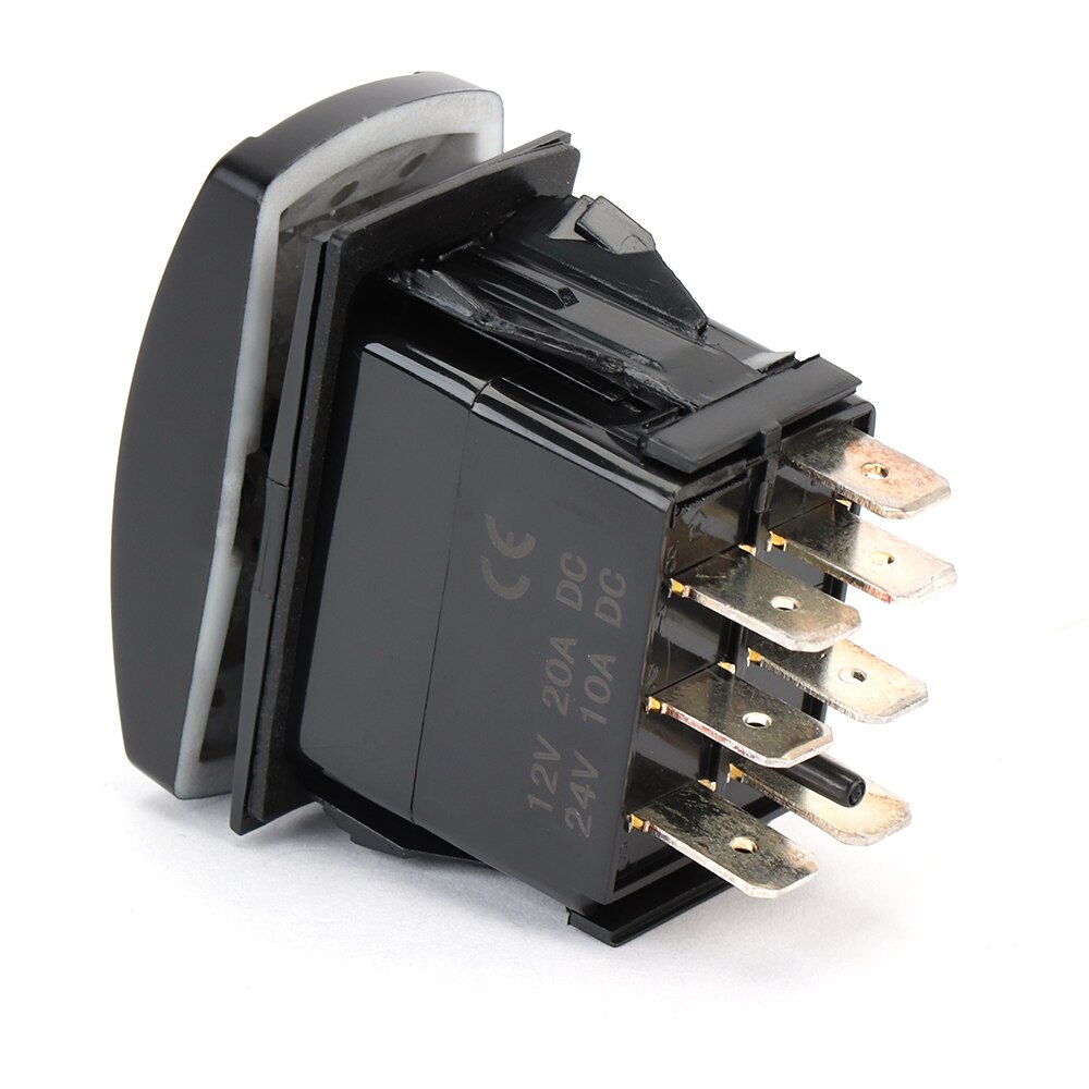 KEMIMOTO 12V 20A Blue Light Winch In/Out Rocker Sw... – Grandado