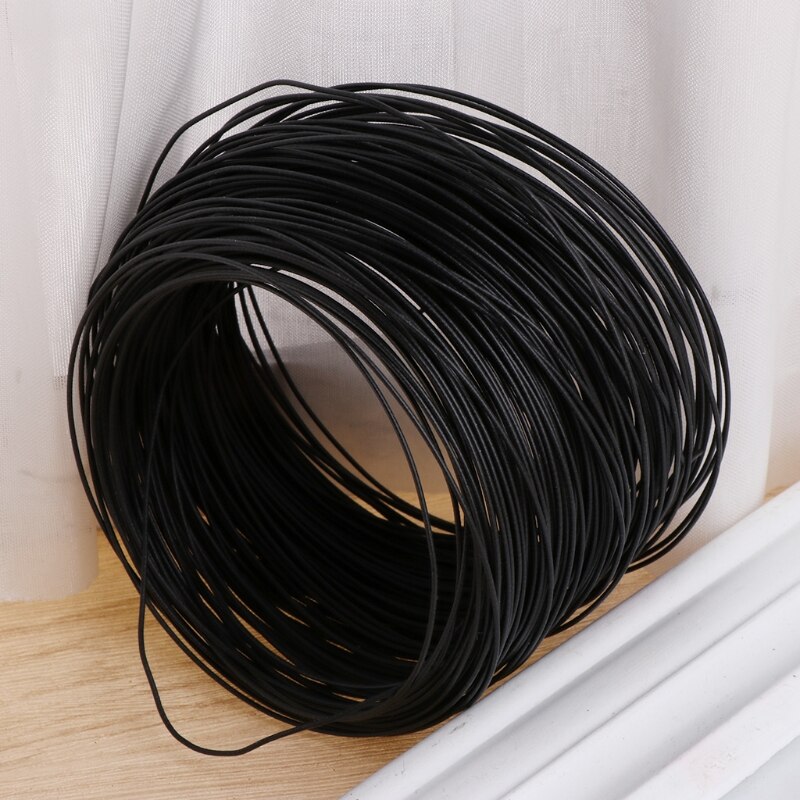 40m Garden Coated Black Twist Wire String Tie Roll... – Grandado