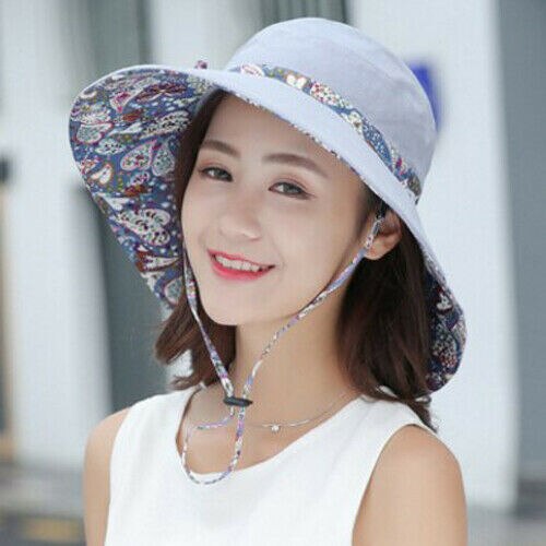 Women Ladies Casual Summer Sun Hats Big Wide Brim ... – Grandado