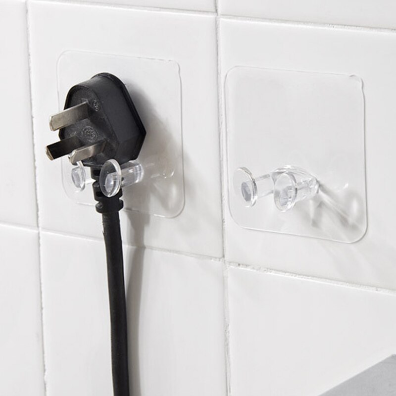 2pcs/Pack Transparent Home Office Wall Powerful Ad... – Vicedeal