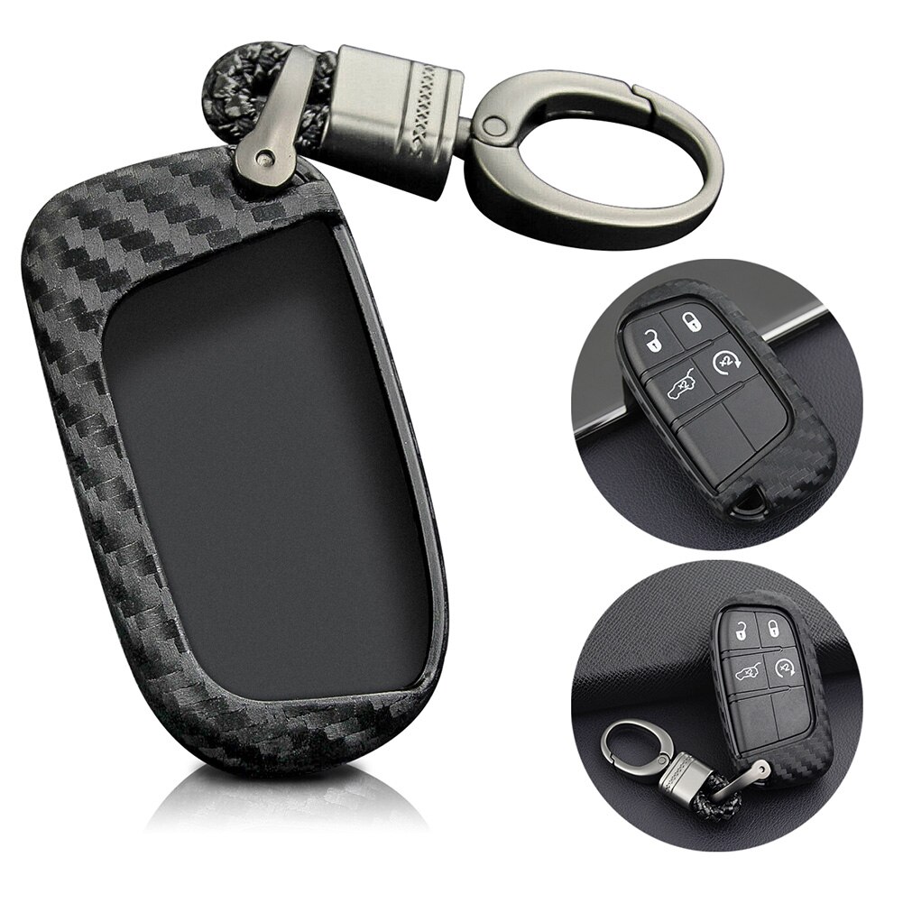 Carbon Fiber Key Fob Chain For Jeep Dodge Chrysler... – Vicedeal