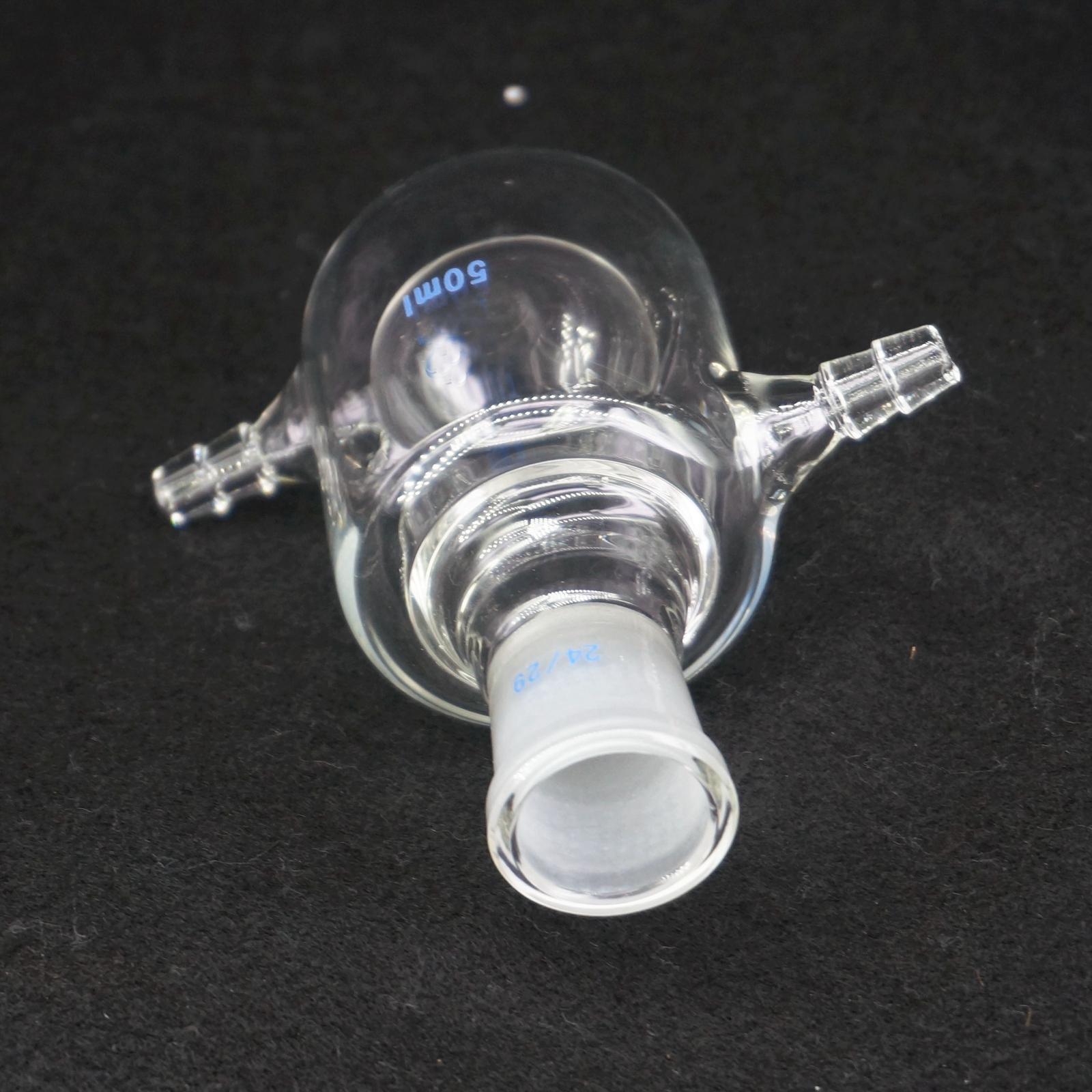 50ml Laboratory Jacketed Glass Double Layer Flask Grandado
