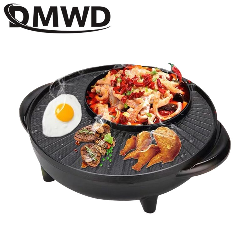 DMWD 2 in 1 Multifunctional Electric BBQ Grill Non... – Vicedeal