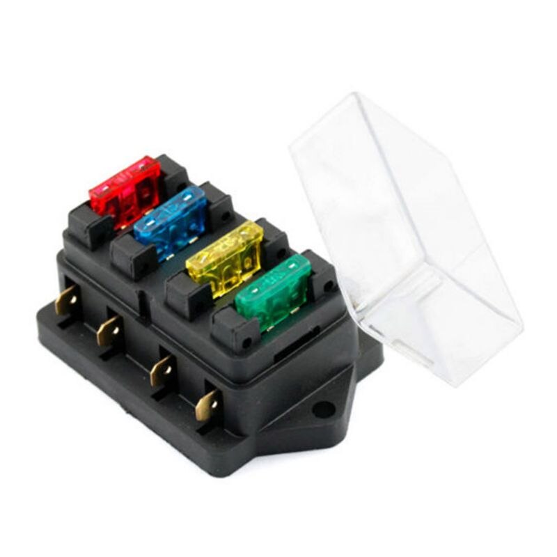 4 Way Blade Fuse Box Holder Voor Auto Boot Marine ... – Vicedeal
