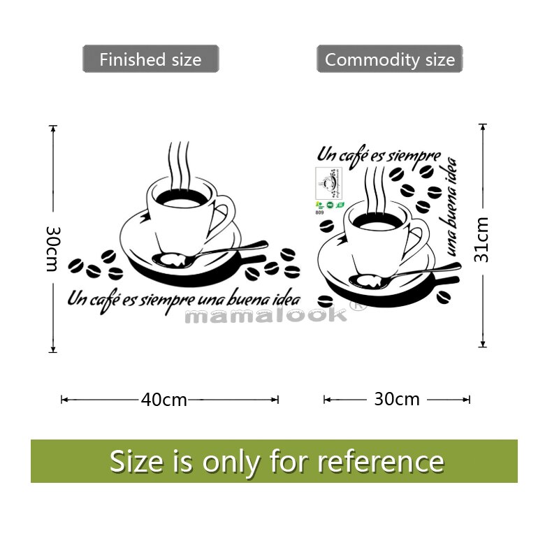 Un Cafe Es Sirmpre Una Buena Idea Wall Sticker Liv... – Grandado