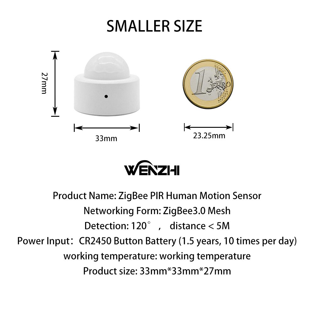 ZigBee Pir Motion Sensor Detector For Home Movemen... – Vicedeal