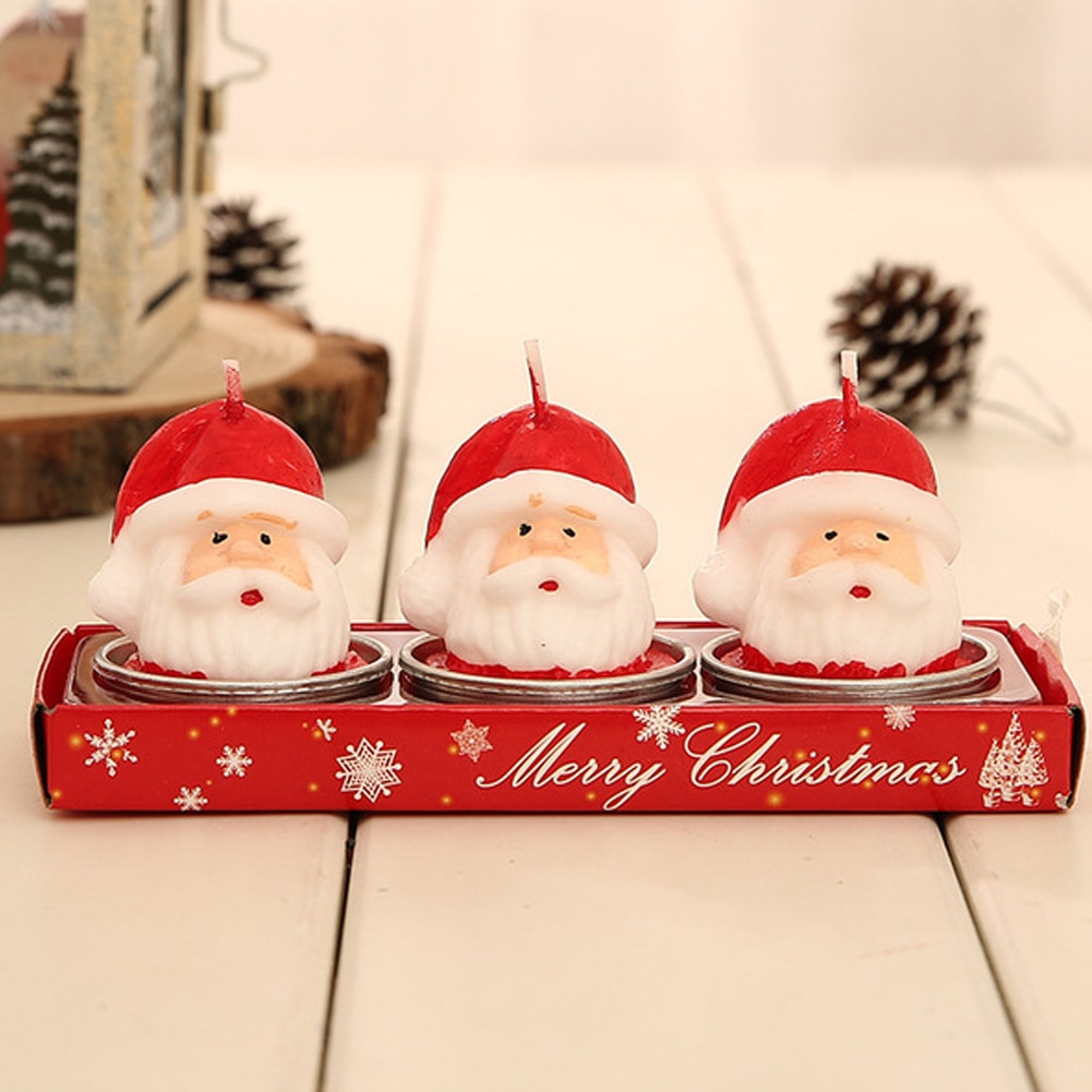 Features Candle Christmas Scent Candle Santa Snowm... – Grandado