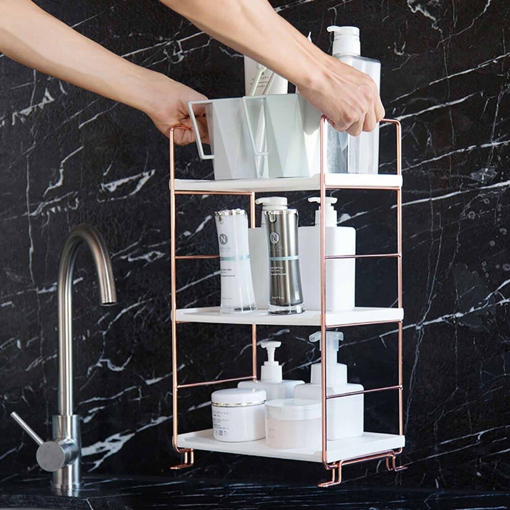 Bathroom Shelf Storage Rack Display Stand Shelves ... – Grandado