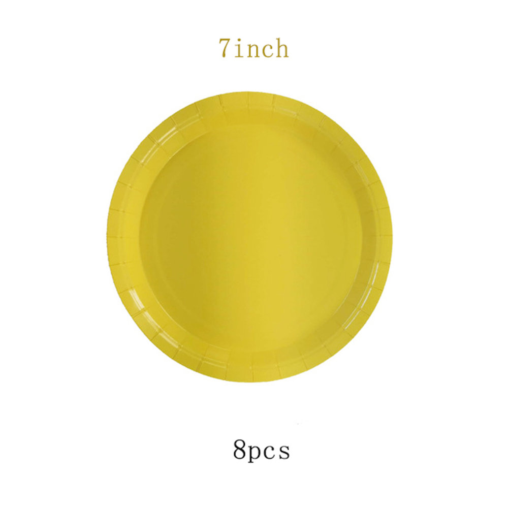 40pcs\set children's birthday party yellow party p... – Grandado