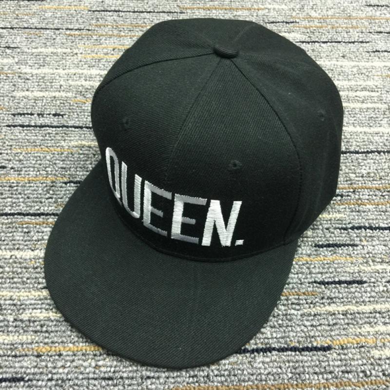KING QUEEN Embroidery Snapback Hat Acrylic Men Wom... – Vicedeal