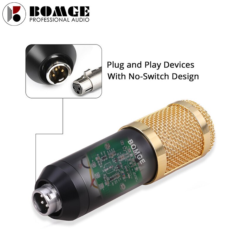 bm 800 studio recording condenser podcast kaorake ... – Grandado