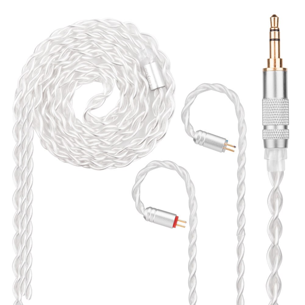 Yinyoo 7N Puur Zilver Kabel 2.5/3.5/4.4Mm Gebalanc... – Vicedeal