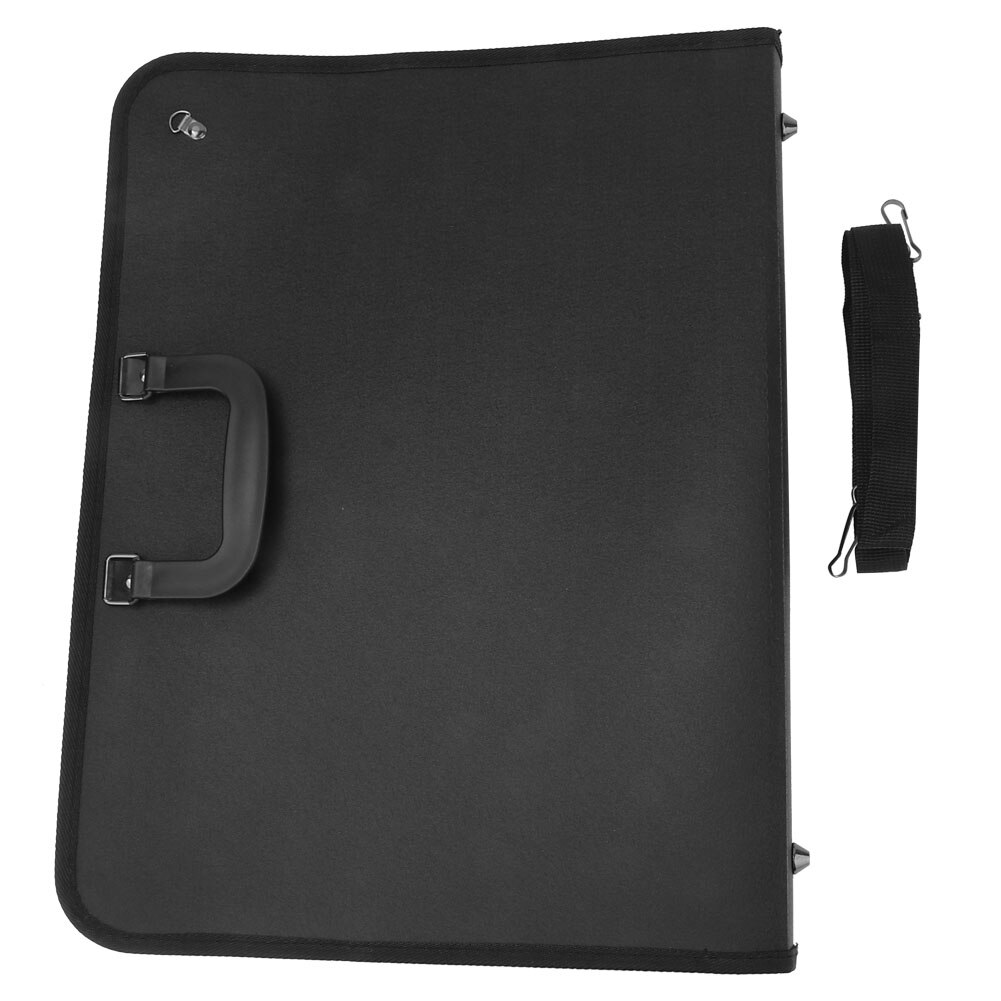 Black Portable A3 Large Capacity File Document Bag... – Vicedeal
