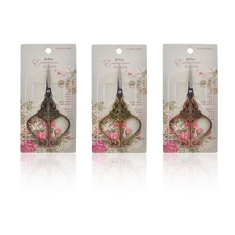European cross stitch Scissors Bronze Retro Scisso... – Vicedeal