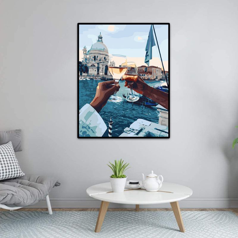 Cheering Frameless DIY Digital Oil Painting By Num... – Grandado