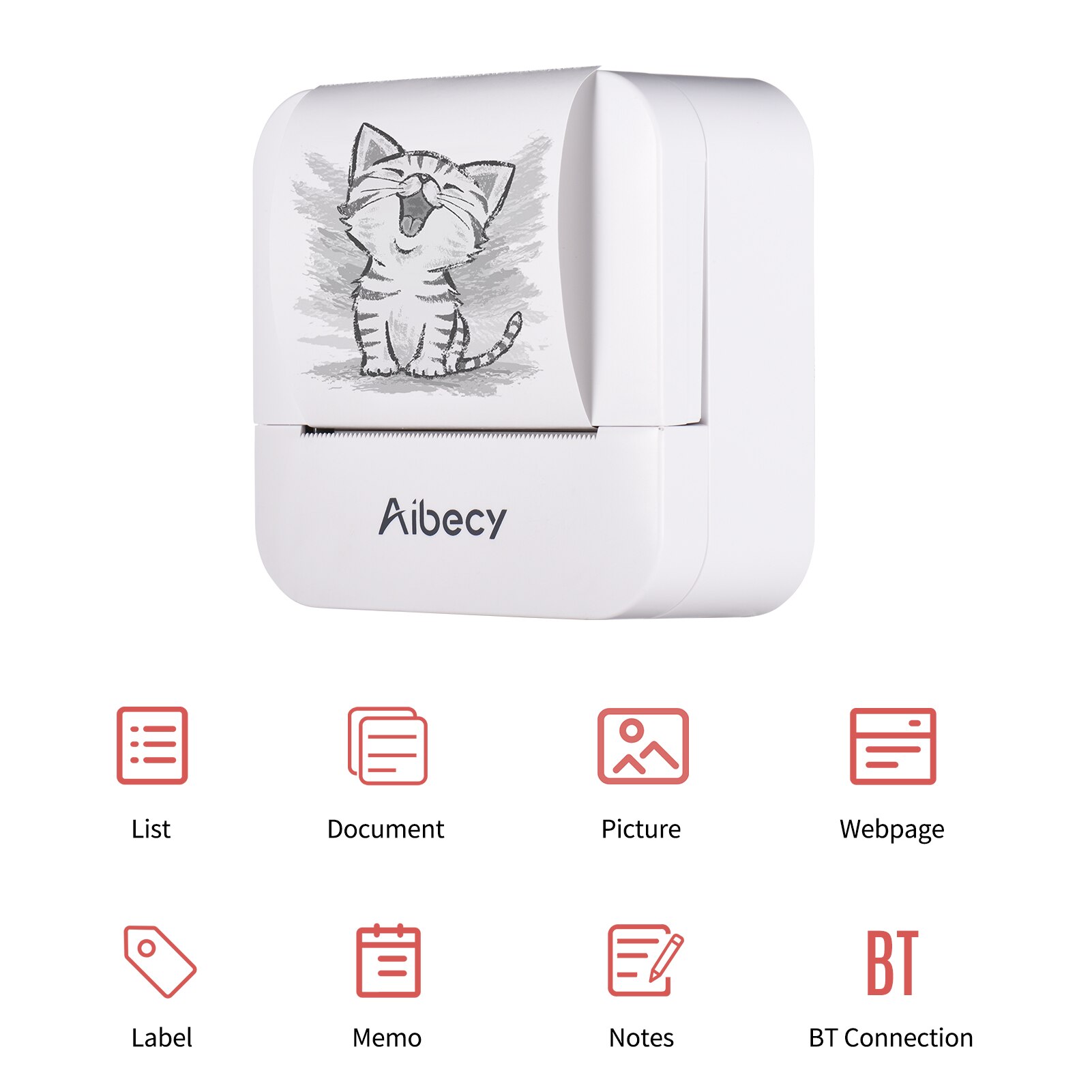 Aibecy Mini All In One Thermal Printer Portable Ph Grandado