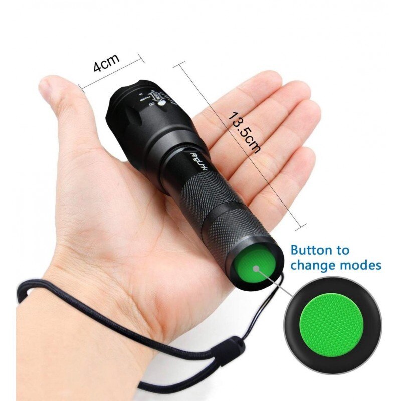 (LA) Linterna LED de Mano Policia Resistente al Ag... – Grandado