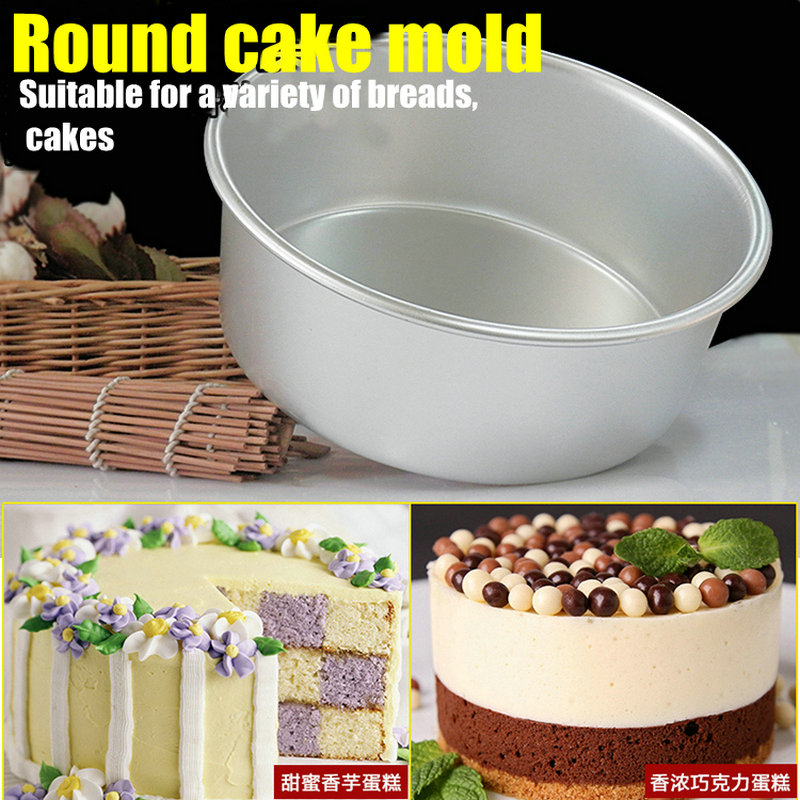Aluminium ronde chiffon cakevorm stevige bodem eng... – Grandado