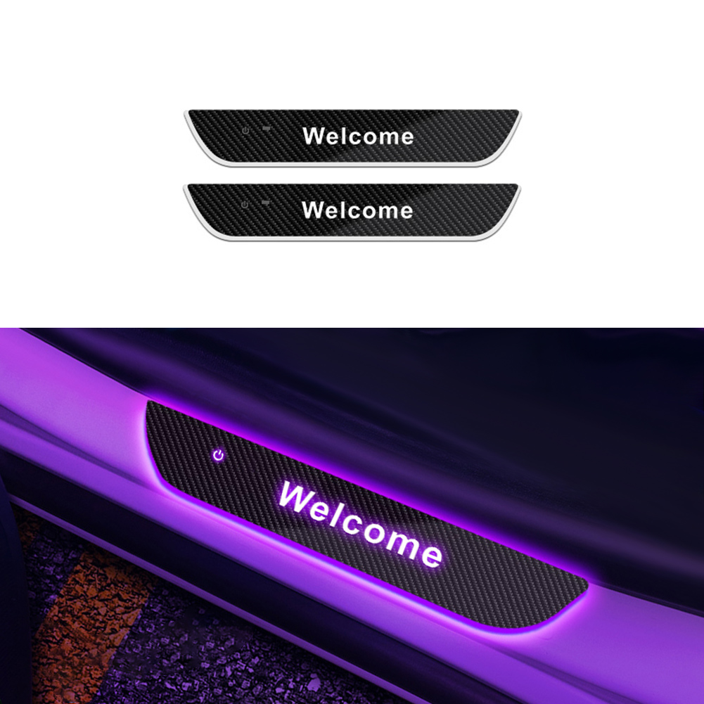 2PCS Car Door Sill Light LED Threshold Light Autom... – Grandado