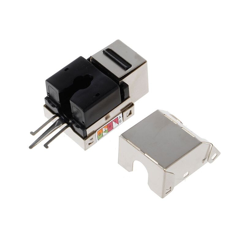 1pc Rj45 Keystone Cat6 Shielded Ftp Copper Alloy U Grandado