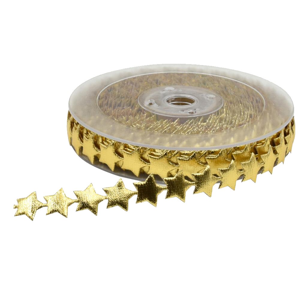 2 Piece 15 Meter Star Ribbon Trim for Xmas Christm... – Vicedeal