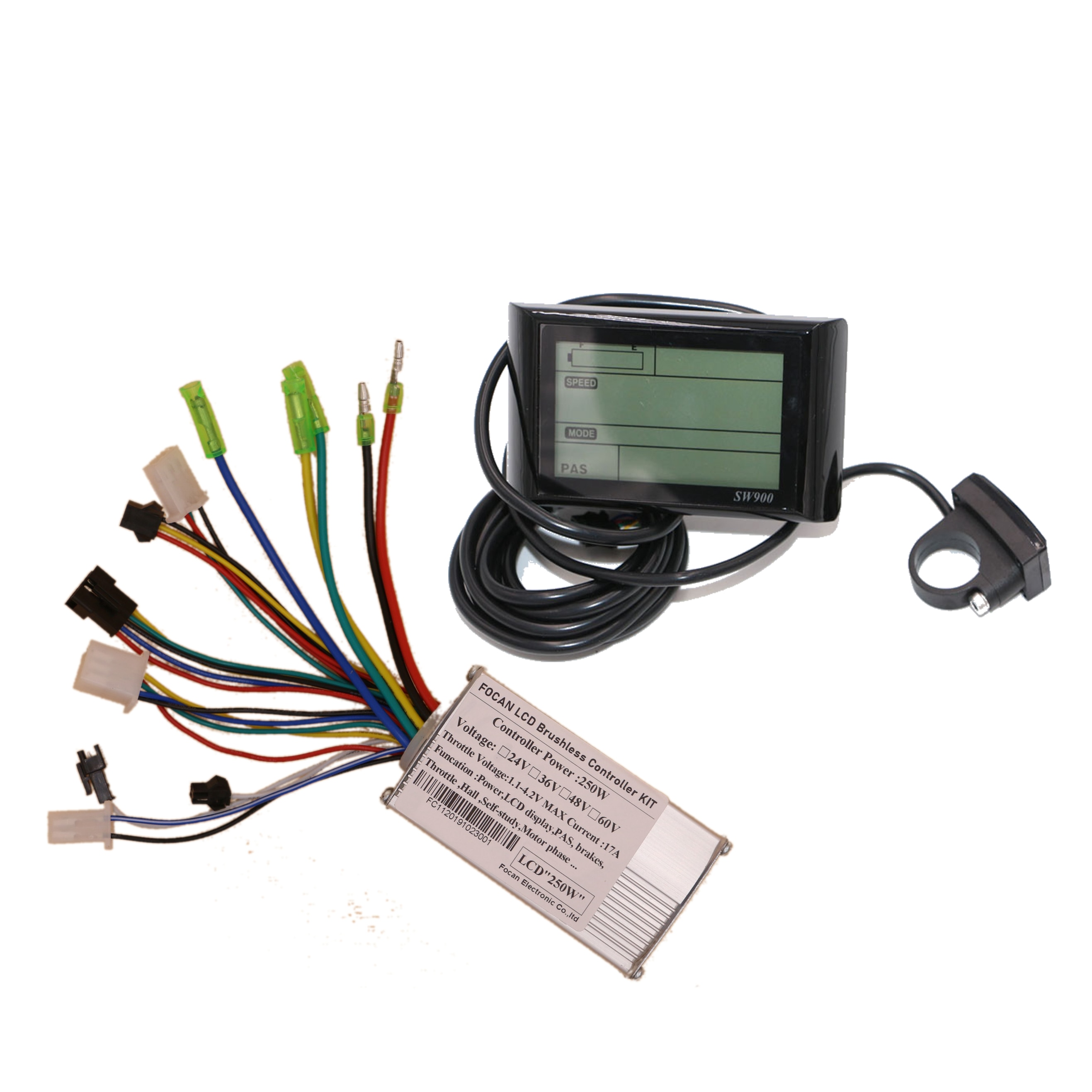 FOCAN 36V 48V 250W Brushless DC Motor Controller E... – Vicedeal