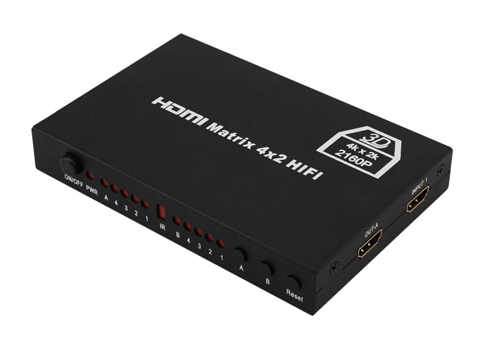 HDMI 4x2 Matrix HDMI Switcher HDMI Four in Two Hig... – Grandado