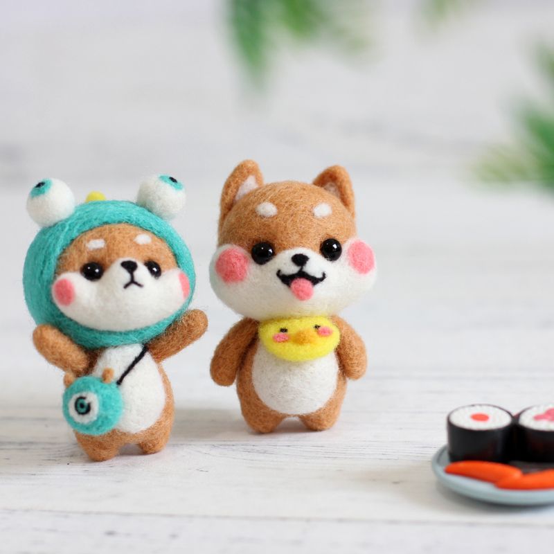 Hamster Animal Doll Wool Felt Craft DIY Non Finish... – Vicedeal