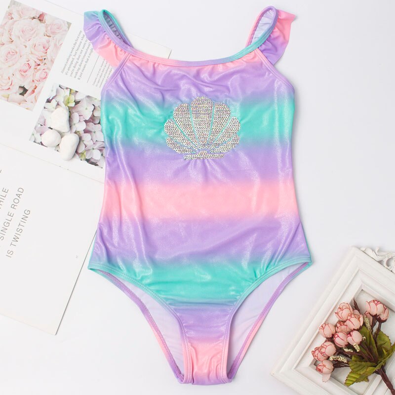 Girls Swimwear 2021Summer Children Girl One Piece ... – Vicedeal