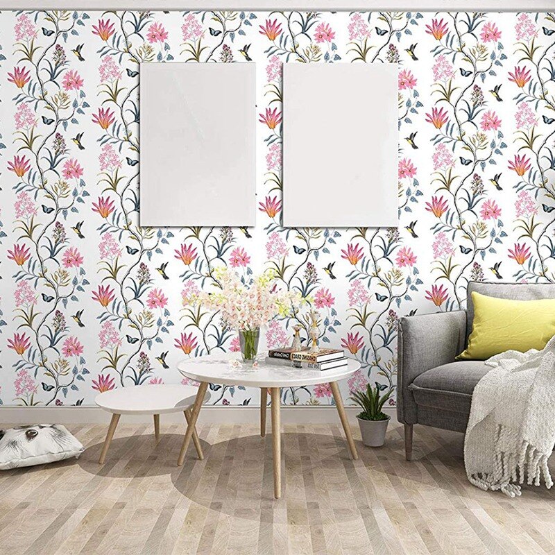 Floral Peel Wallpaper Floral Vintage Contact Paper... – Grandado