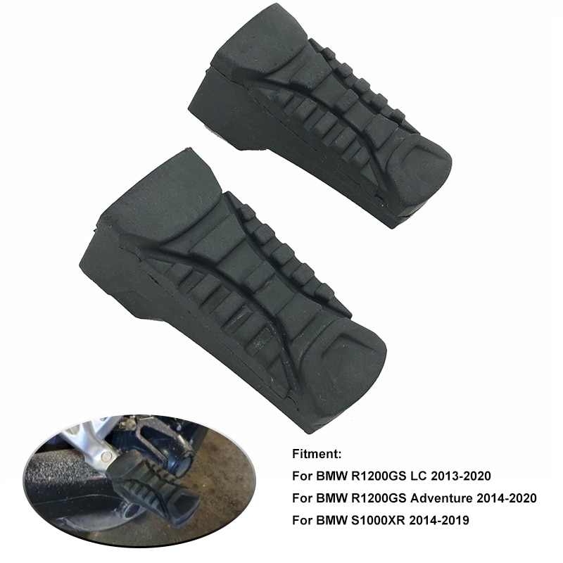 R1200GS Rear Footpeg Plate Footrest Rubber Cover fits For BMW R 1200 GS ...