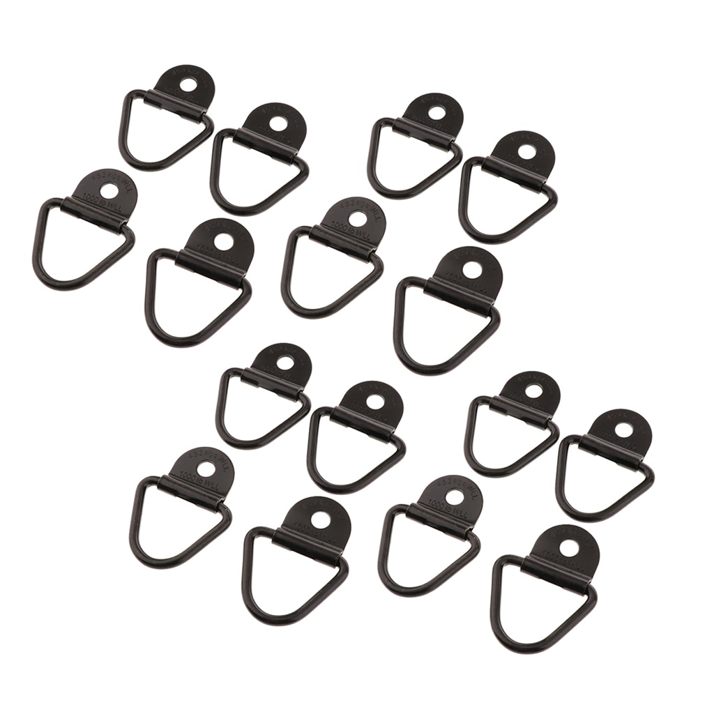 (16x) STEEL D-RING TIE DOWN TRUCK TRAILER ATV MOTO... – Grandado
