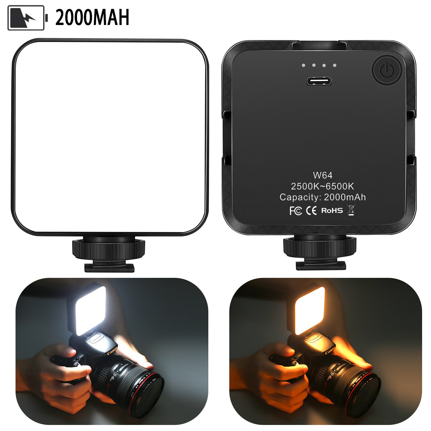 W64 Portable Photography Light Small Mini Fill Lig... – Grandado