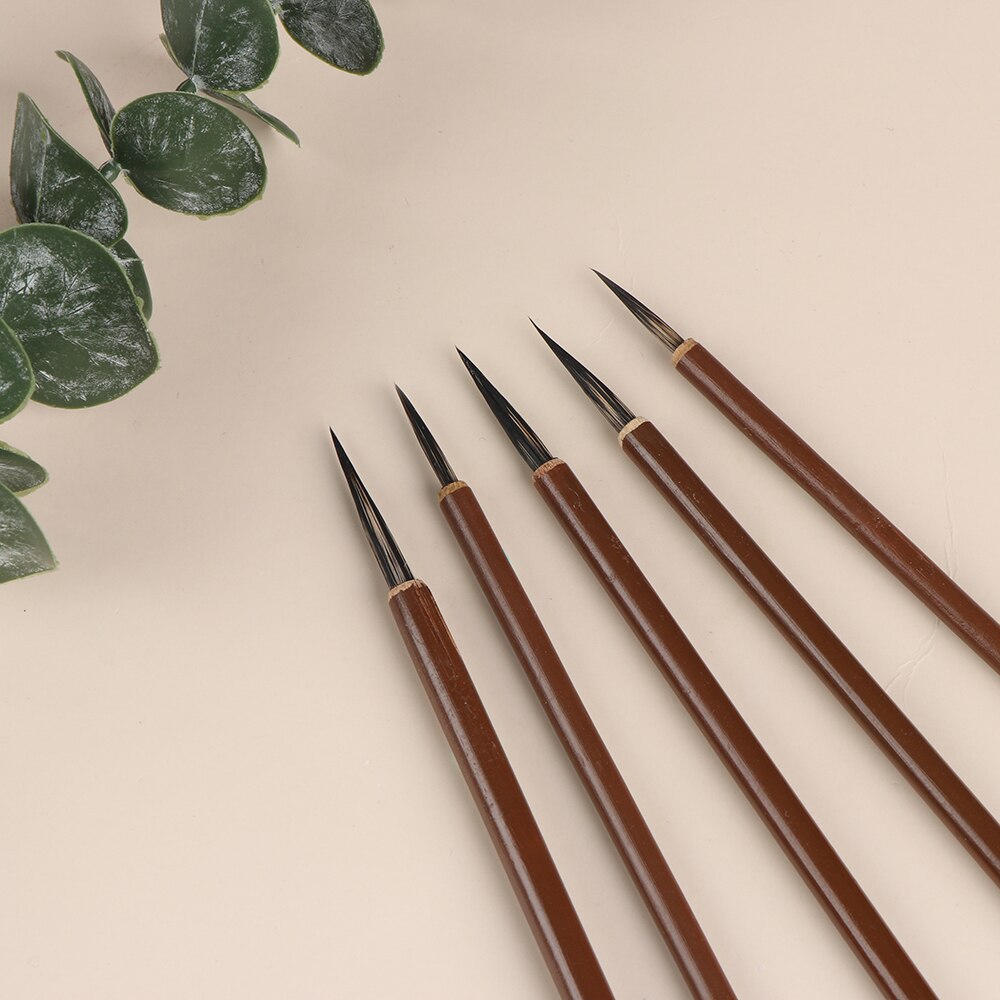 1/3PCS Watercolor Oil painting Hook Line Pen Nylon... – Grandado