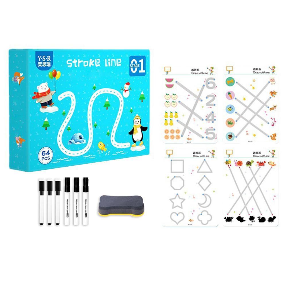 Pen Control Training Copybook Concentration Traini... – Grandado